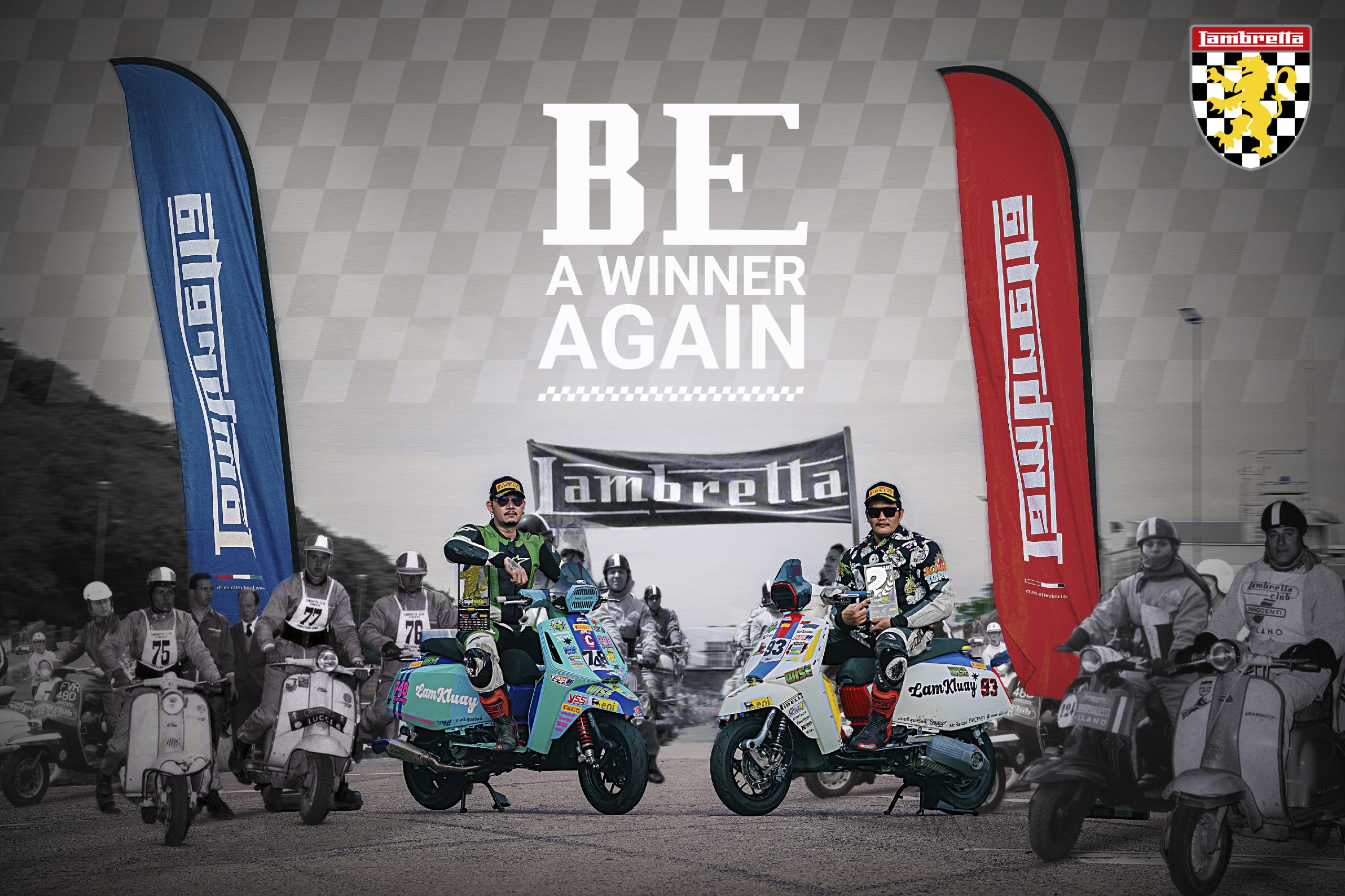 แรงไม่หยุด! LAMBRETTA X300 คว้าแชมป์ 1-2 ส่งต่อความเป็นตำนานในสนามแข่ง ...