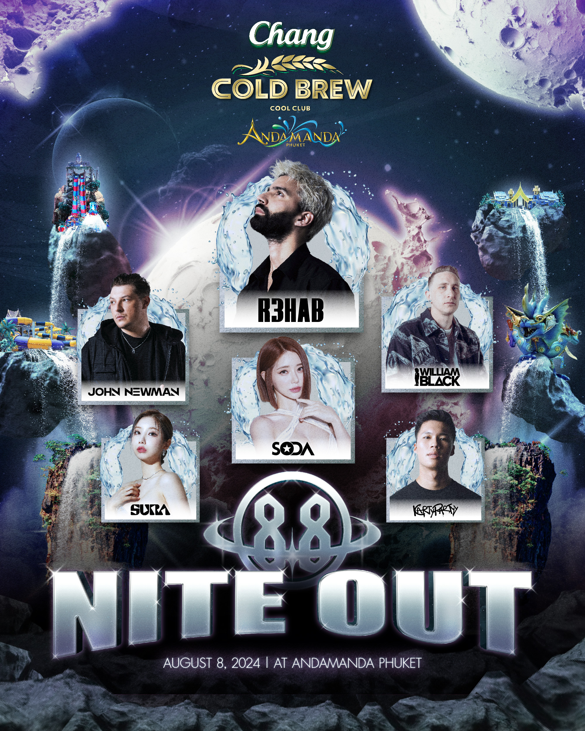 สวนน้ำอันดามันดา ภูเก็ต เตรียมจัดงาน “Andamanda EDM Concert 8.8 2024 ...